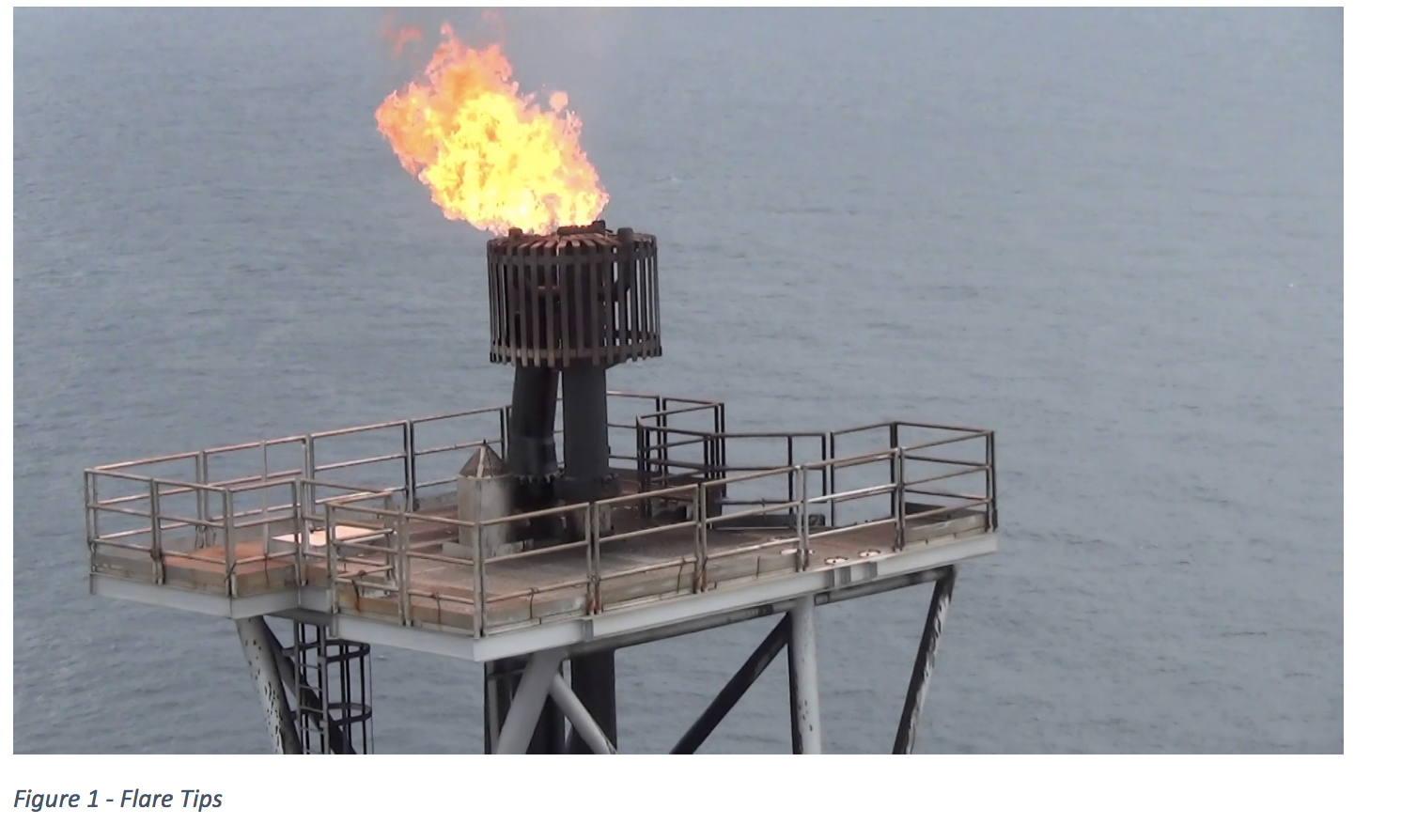 Environmental Impacts: Flare Tip Integrity Inspection # Drone deployed ...